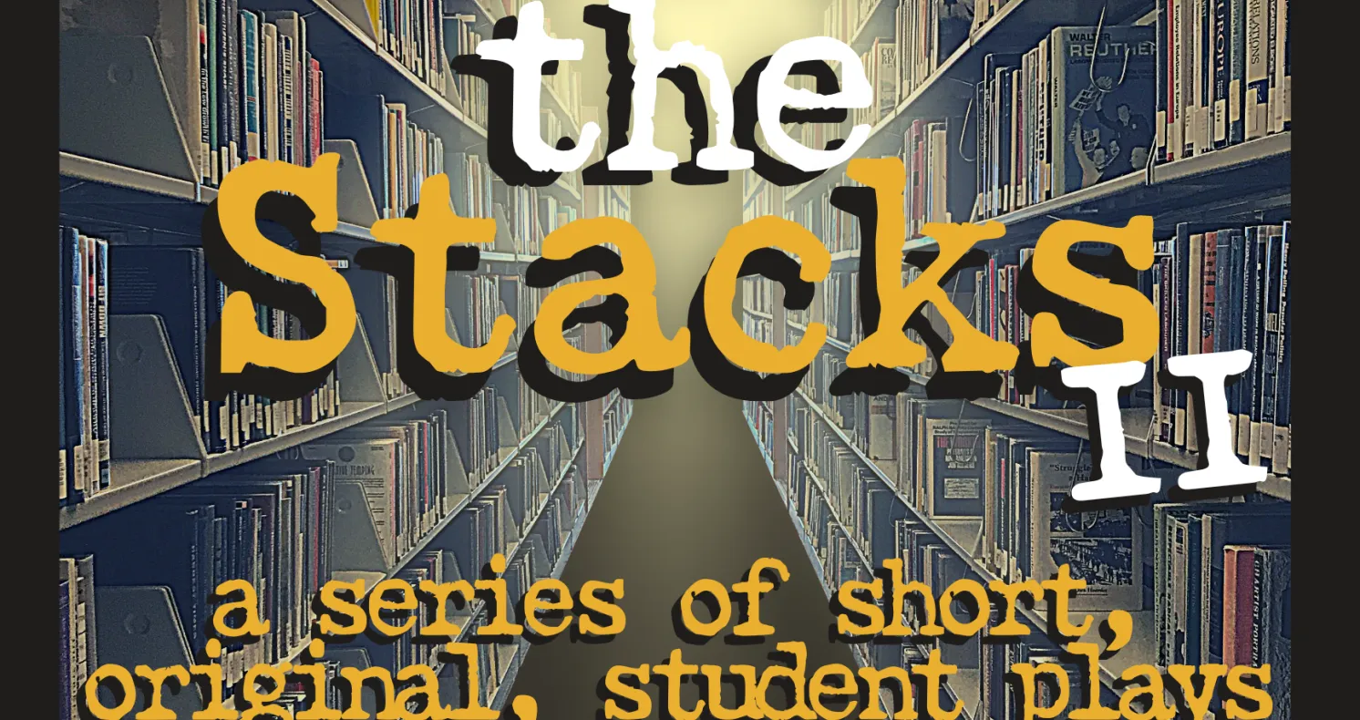 Between the Stacks II poster April 2023 | Fitchburg State University